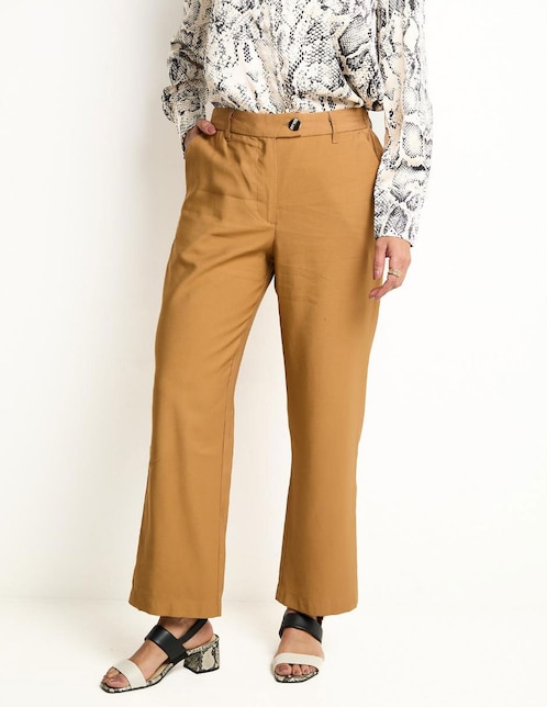 Pantalón La Mode straight para mujer 1