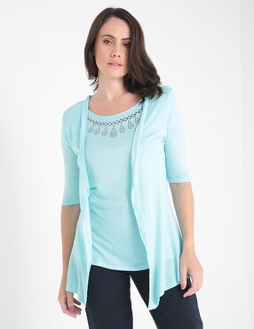 Ensamble La Mode para mujer cuello V