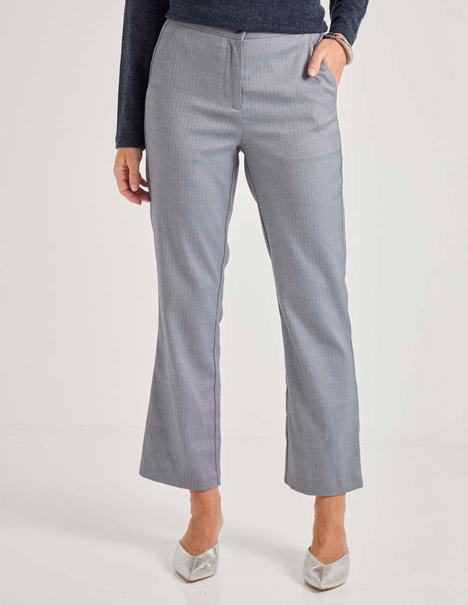 Pantalón de vestir La Mode straight para mujer